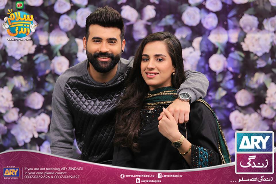Awesome Couple Faizan Sheikh and Maham Amir in Faysal Qureshi Morning ...