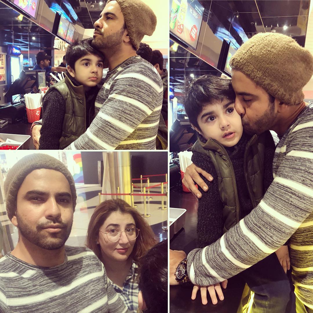 New Photos of Junaid Khan with his Wife Amna and Son Nael ...