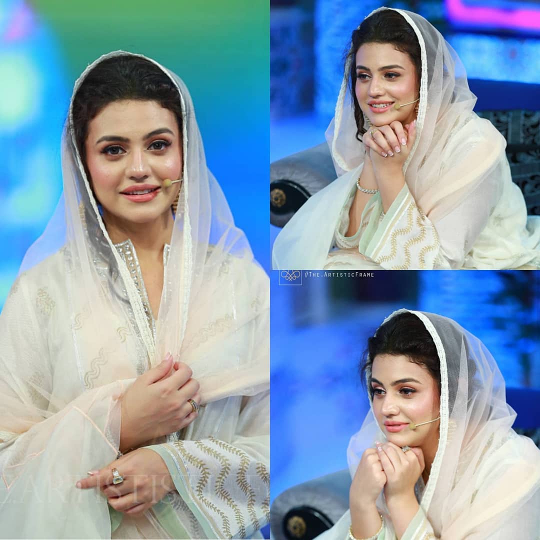 Zara Noor Abbas and Asad Siddique in Aaj TV Ramzan Entertainment ...
