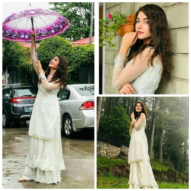 Beautiful Kinza Hashmi Celebrating Eid in Muree | Dailyinfotainment
