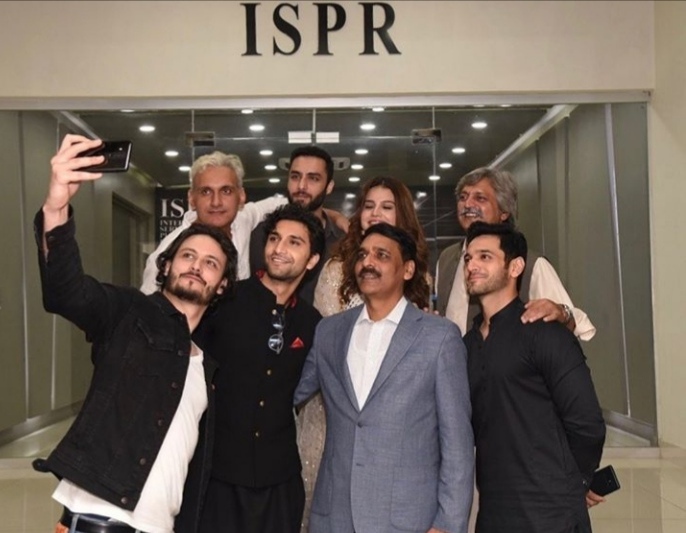 Cast of Ehd-e-Wafa Visits DG ISPR | Check Details | Dailyinfotainment