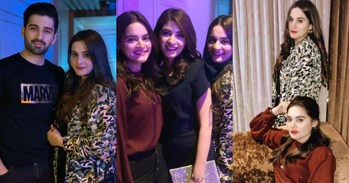 Minal, Aiman and Muneeb Butt Beautiful Clicks from Kinza Birthday Party ...