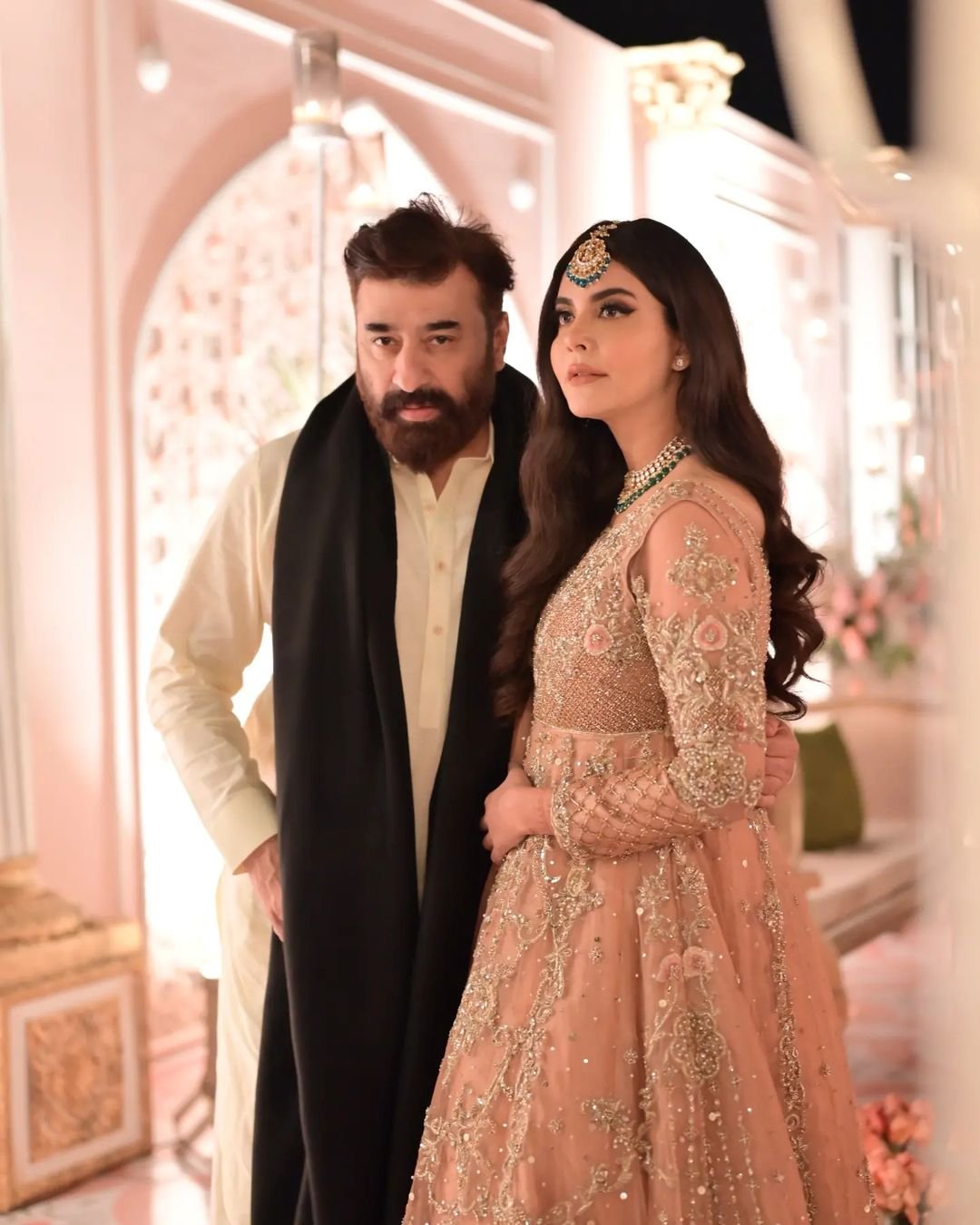 Nida Yasir Alluring Pictures from Minna Tariq Wedding | Dailyinfotainment