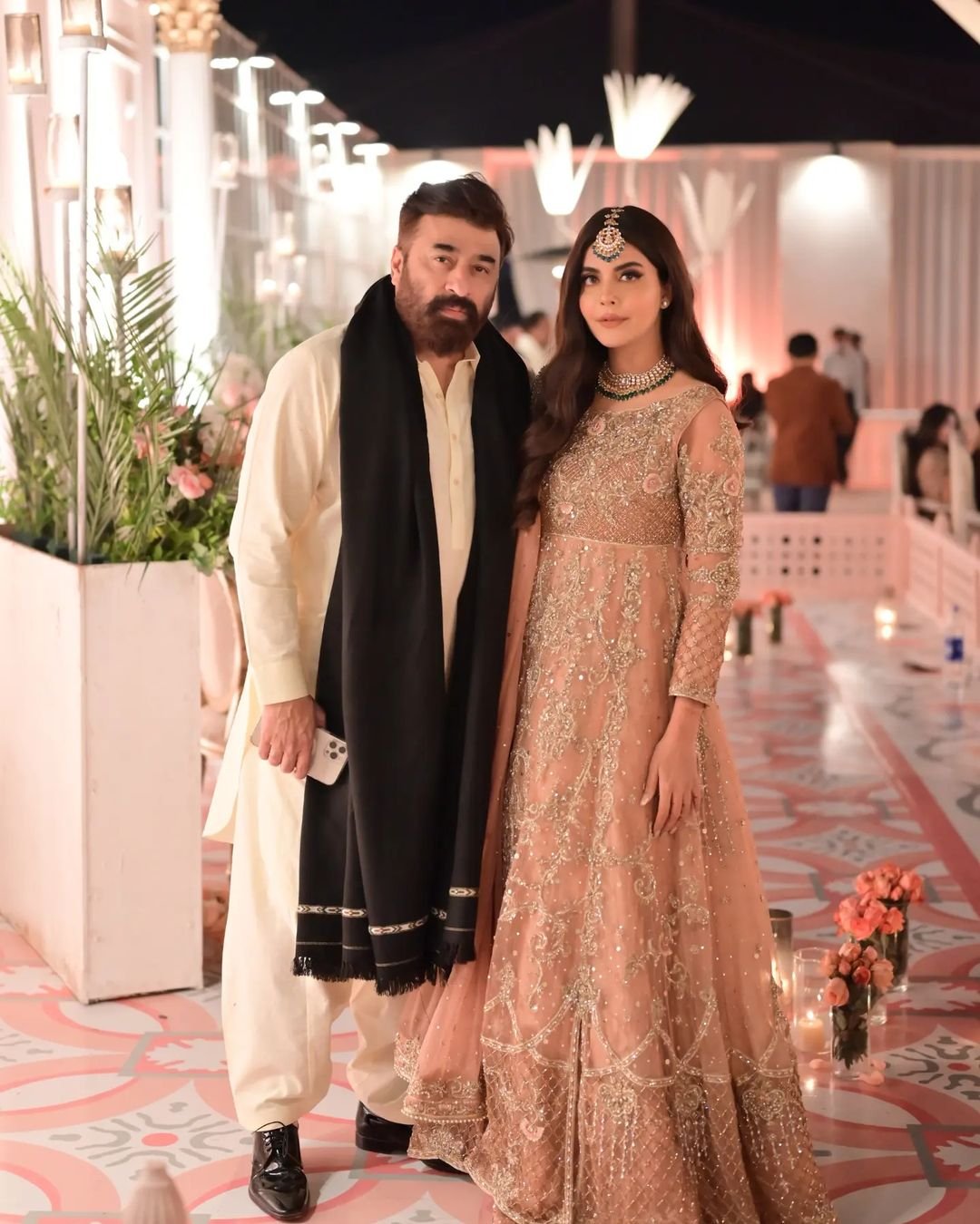 Nida Yasir Alluring Pictures from Minna Tariq Wedding | Dailyinfotainment