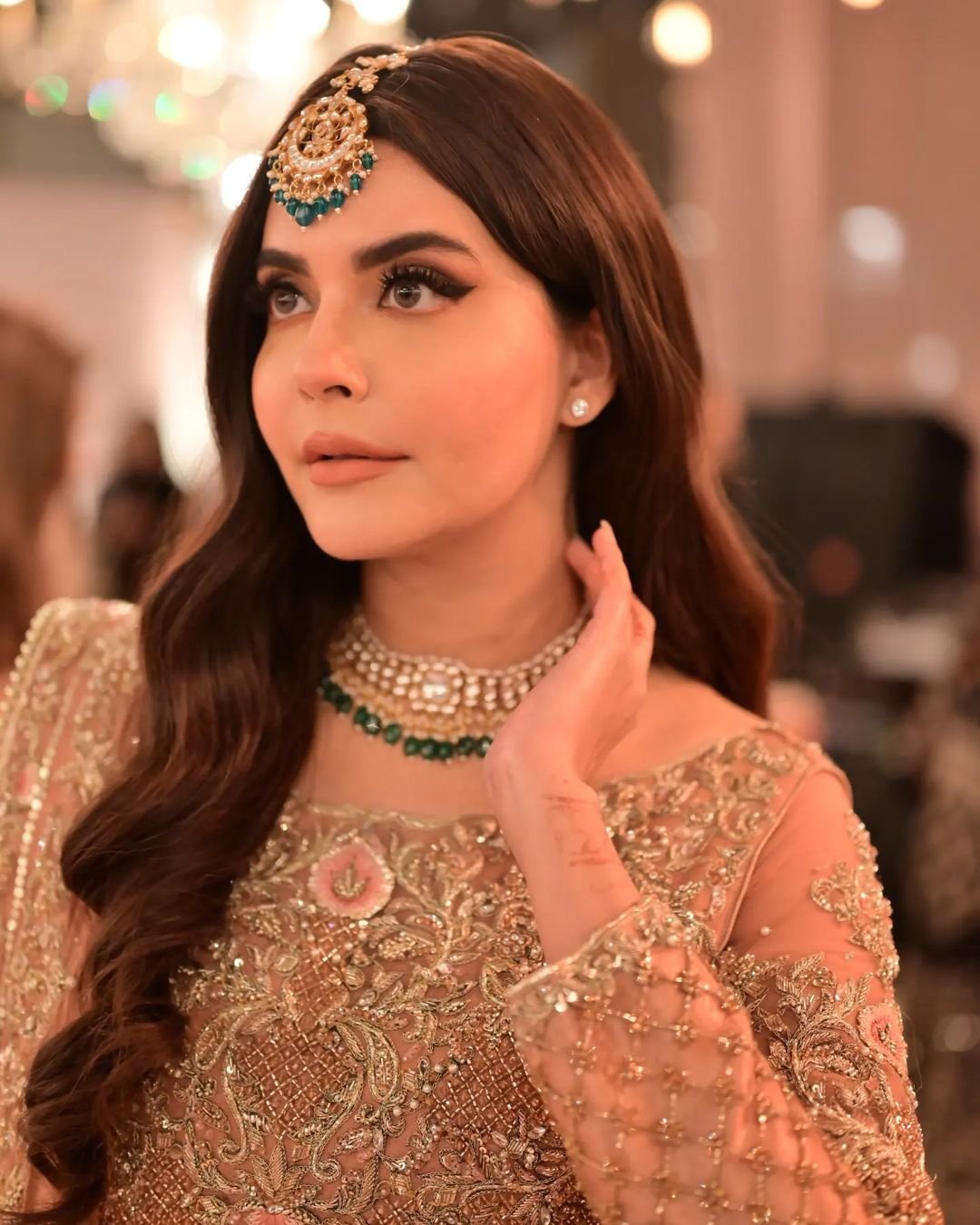 Nida Yasir Alluring Pictures from Minna Tariq Wedding | Dailyinfotainment