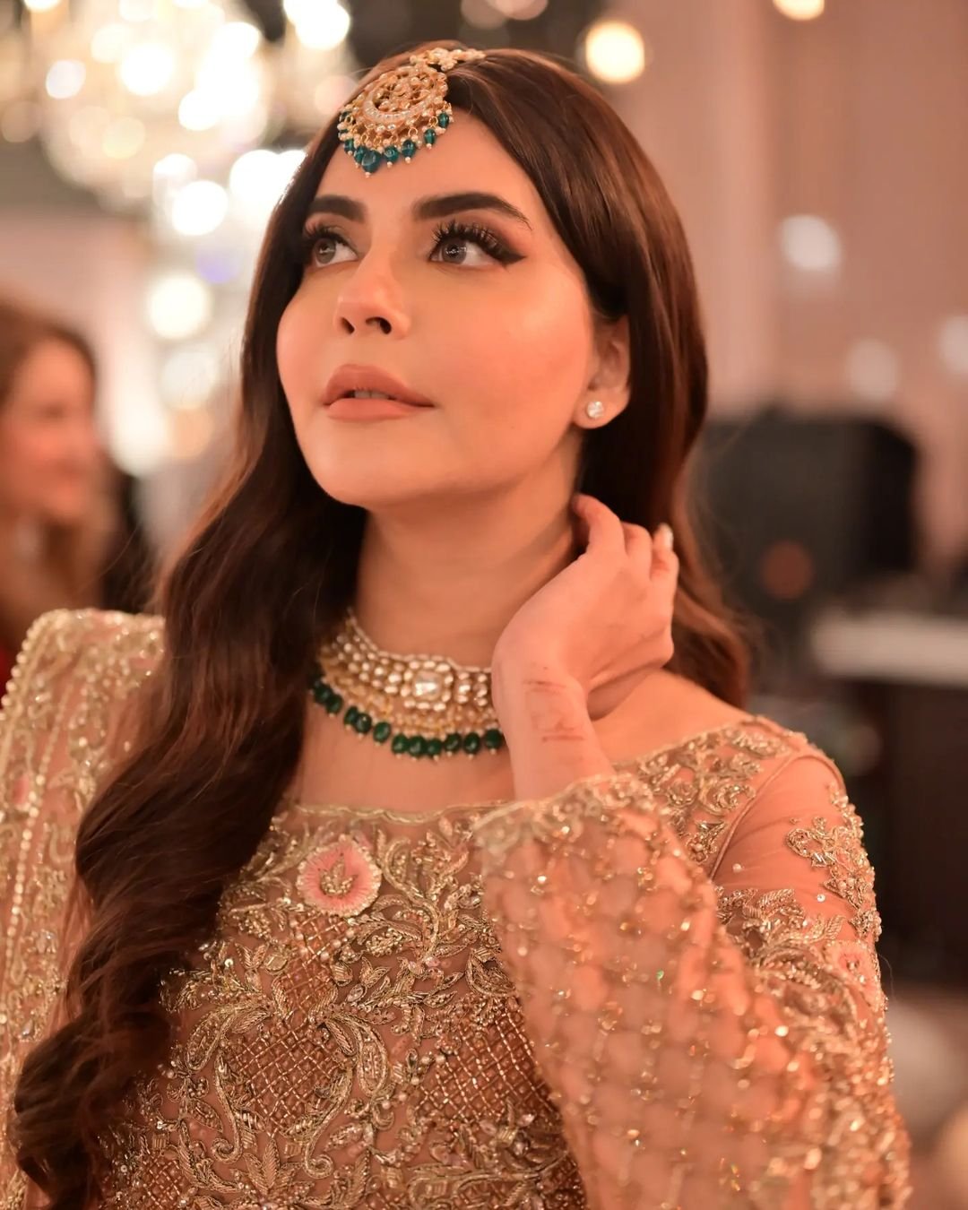 Nida Yasir Alluring Pictures from Minna Tariq Wedding | Dailyinfotainment
