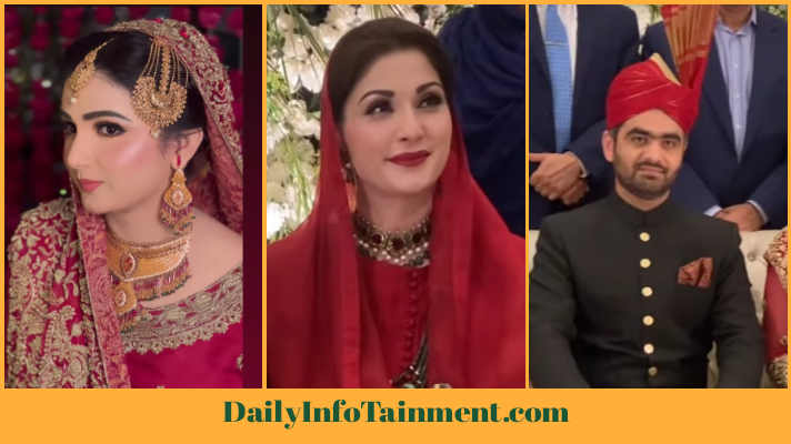 Mariam Nawaz Clicks from Wedding of MPA Sania Ashiq | Dailyinfotainment
