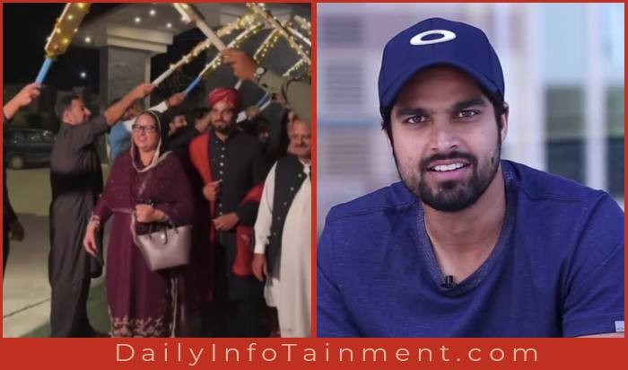 Cricketer Umar Amin Unique Wedding Entry | Video | Dailyinfotainment