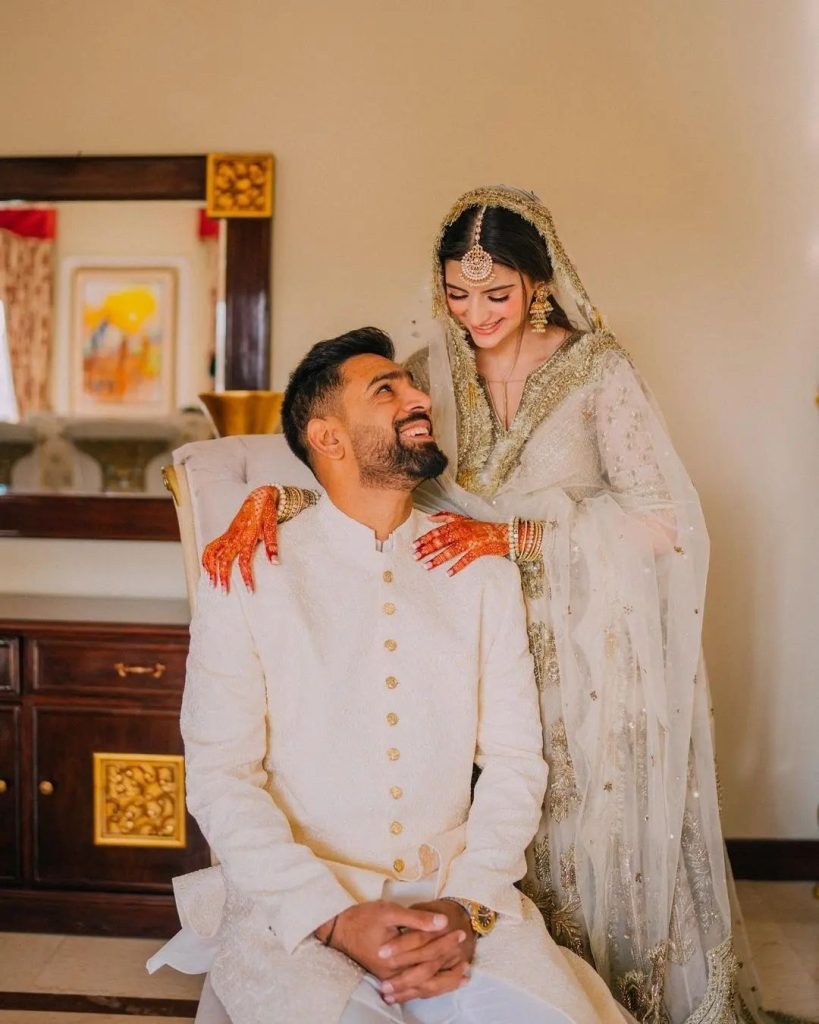 Haris Rauf and Muzna Nikkah Photoshoot | Dailyinfotainment