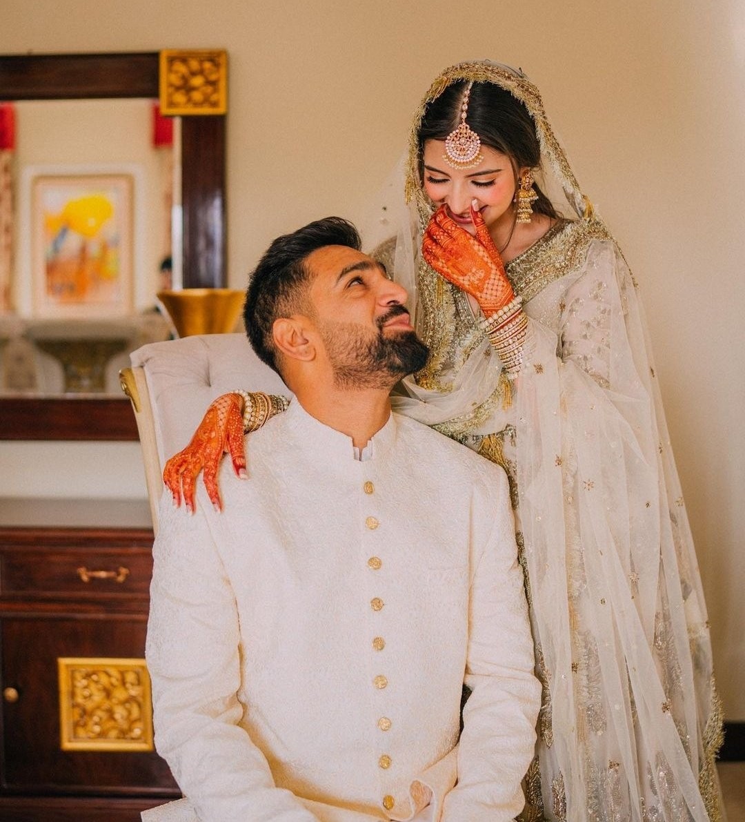 Haris Rauf and Muzna Nikkah Photoshoot | Dailyinfotainment