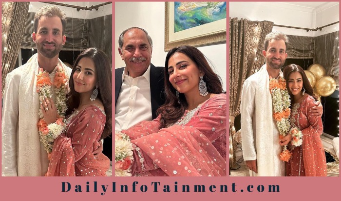 Ushna Shah engagement with golfer Hamza Amin - in Pictures ...
