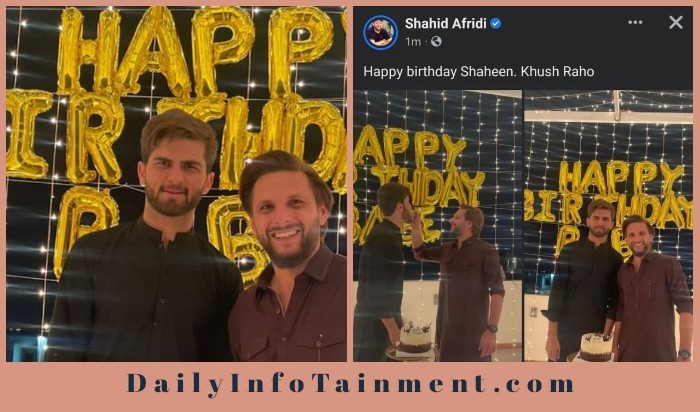 Shaheen Shah Afridi Celebrates 23rd Birthday with Shahid Afridi's ...
