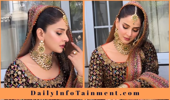 The Regal Charm of Saba Qamar's Bridal Look that's Breaking the ...