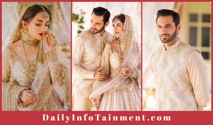 Yumna Zaidi and Wahaj Ali Melts Hearts in Nikkah-Themed Photoshoot ...