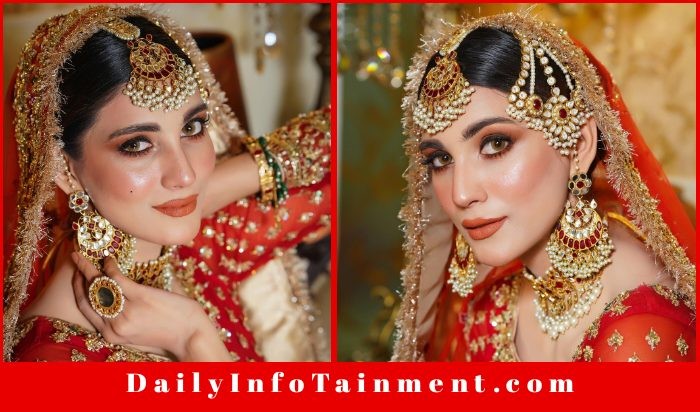 Nazish Jahangir Looks Mesmerizing in Maha Wajahat Khan's Red Jora ...