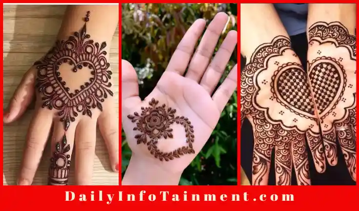 Express Your Love: Irresistible 16 Heart Mehendi Designs ...